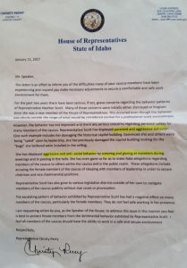 Perry Letter - Rep. Heather Scott